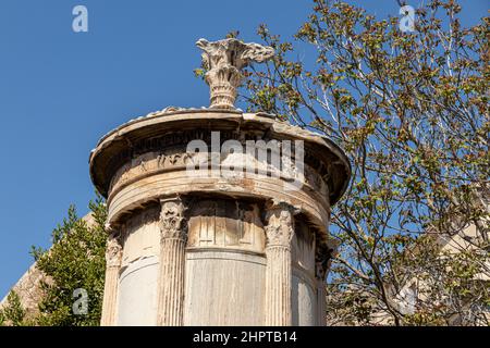 The Choragic Monument of Lysicrates, known as the first use of the ...