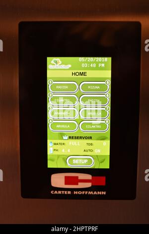 GardenChef Herb and Microgreen Growing Cabinets made by Carter Hoffmann on display at the ...