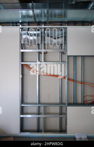 Metal profiles for drywall construction, corrugated C shaped studs ...