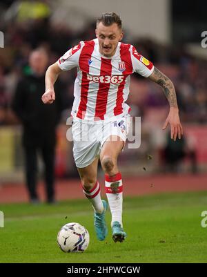 Stoke City's Ben Wilmot during the Sky Bet Championship match at the ...