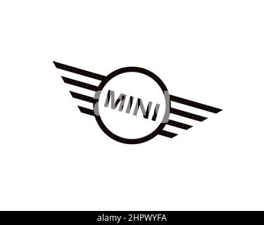 Mini (marque), White background, Logo, Brand name Stock Photo - Alamy