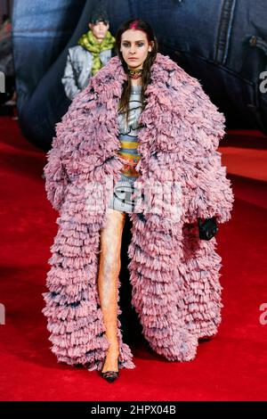 Milan, Italy. 23rd Feb, 2022. Milan Fashion Week, Fall Winter 2022 2023 ...