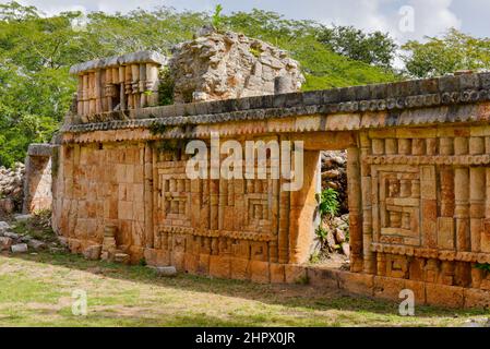 The Gateway Arch at the Maya site of Labna, Yucatan, Mexico. Old Mayan ...