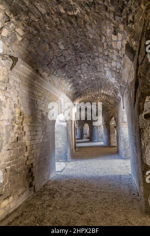 walls of famous arena in Arles, France Stock Photo - Alamy