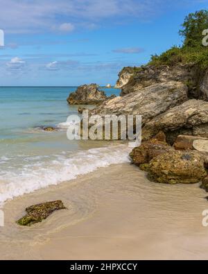 Macao beach landscape, located in Punta Cana, popular tourist ...