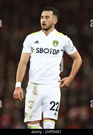 Jack Harrison of Leeds United during the Derby County v Leeds United ...