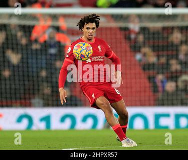 Trent Alexander-Arnold #66 of Liverpool in action during the game Stock ...