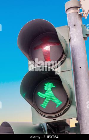 Traffic light, walk sign Ampelmann, Berlin, Germany Stock Photo - Alamy