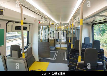 New Merseyrail class 777 Stadler EMU metro train with battery power ...