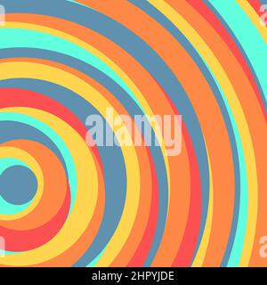 Illustration of colorful rings for wallpapers and backgrounds Stock ...