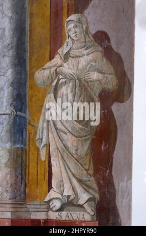 Church of the Conception of Saint Anne in Moscow, Russia Stock Photo ...