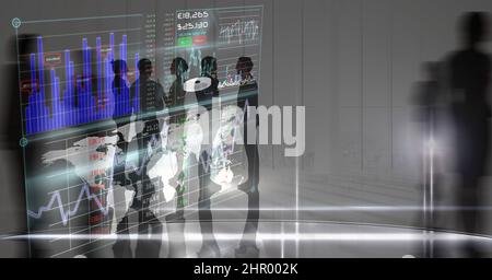 office, computer, electronic data processing at IBM, computer system ...