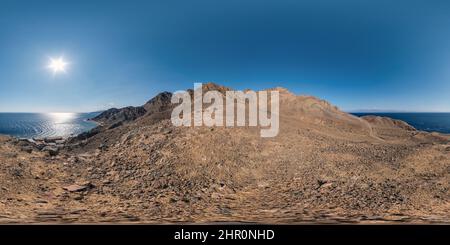 360° view of 360 Equirectangular projection of Mars, HDRI environment ...