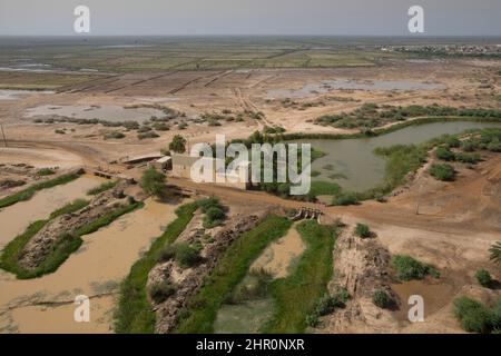 Irrigation infrastructure in the Senegal River Delta Stock Photo - Alamy