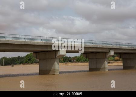 The Ndioum Bridge spans the Doué River and connects the town of Ndioum ...