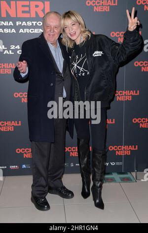 Dario Argento and Asia Argento attend the premiere of the movie ...