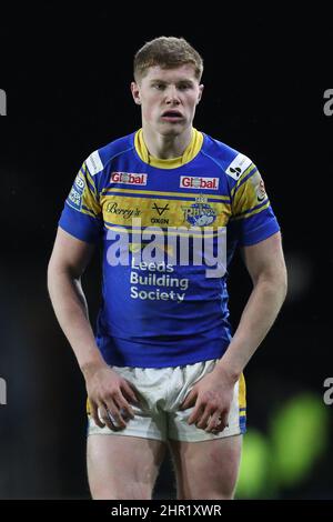 Morgan Gannon of Leeds Rhinos during the Betfred Super League round 26 ...