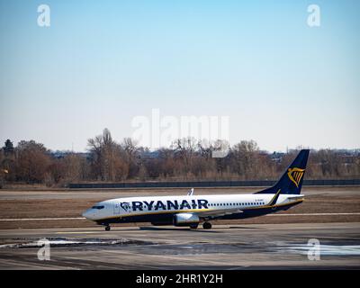 Rayan Boeing 737-8AS (WL) with registration G-RUKF aircraft at Boryspil ...