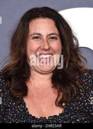 Jordana Mollick arrives at the premiere of "The Dropout" at DGA Theater ...