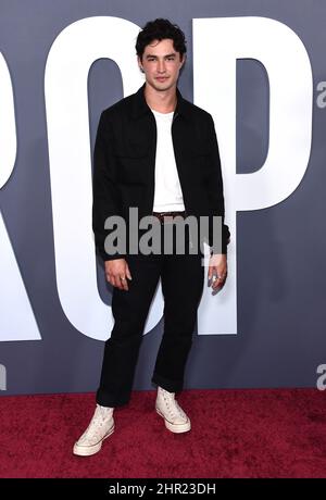Gavin Leatherwood arrives at the premiere of "The Dropout" at DGA ...