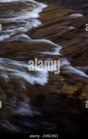 Rapids on Tobyhanna Creek, a tributary of the Delawre River in ...