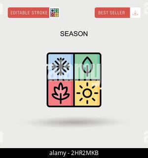 seasonal weather landscape icon Stock Vector Image & Art - Alamy