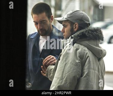 Nathan Rehberg, left, and his brother Justin Rehberg of Avondale, N.S ...