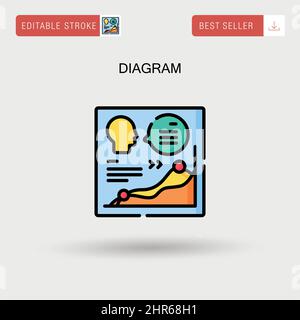 diagram vector icon modern simple vector illustration Stock Vector ...