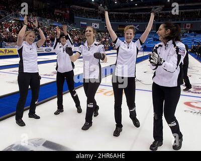 Switzerland's Irene Schori, Carole Howald, Christine Urech, Franziska ...