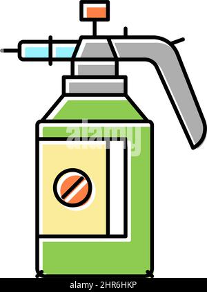 chemical treatment gardening color icon vector illustration Stock ...