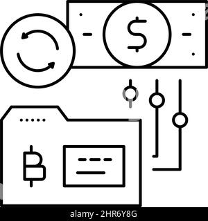 reverse ico line icon vector illustration Stock Vector Image & Art - Alamy