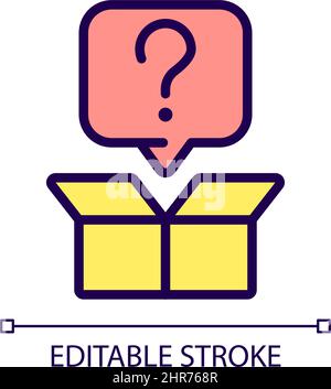 Creative question RGB color icon Stock Vector Image & Art - Alamy