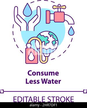 Sustainability awareness: save water, reduce plastic pollution ...