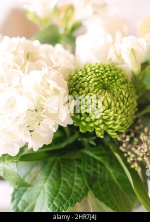 Closeup shot of wedding preparation decorations Stock Photo - Alamy