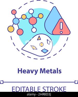 Vector for heavy metals concept icon Stock Vector Image & Art - Alamy