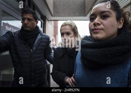 Dawn Muzzo, centre, the mother of accused drunk driver Marco Muzzo ...