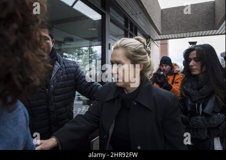 Dawn Muzzo, centre, the mother of accused drunk driver Marco Muzzo ...