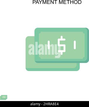 Payment-method Simple vector icon. Modern, simple flat vector ...