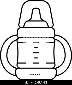 Sippy Cup Coloring Page