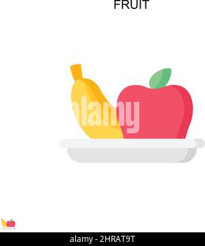 Fruit Simple vector icon Stock Vector Image & Art - Alamy