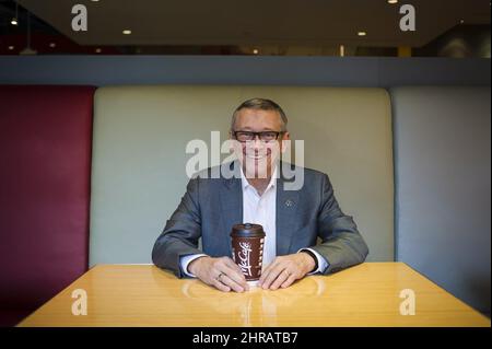 John Betts, CEO of McDonald's Canada, poses for a portrait in McDonald ...