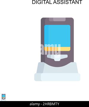 Smart chatbot icon. Simple illustration of smart chatbot vector icon for web design isolated on ...