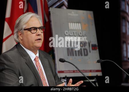 Ontario Ombudsman Paul Dube is seen at the legislature in Toronto on ...