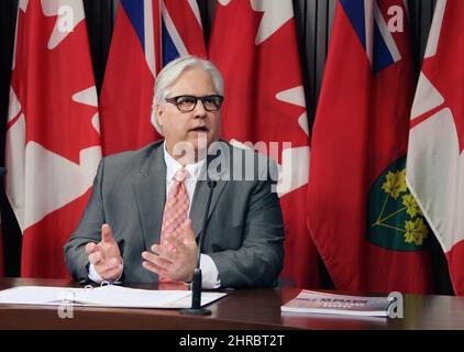 Ontario Ombudsman Paul Dube is seen at the legislature in Toronto on ...