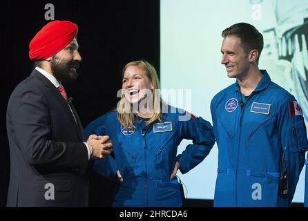 Canada's newest astronauts Jennifer Sidey and Joshua Kutryk speak with ...