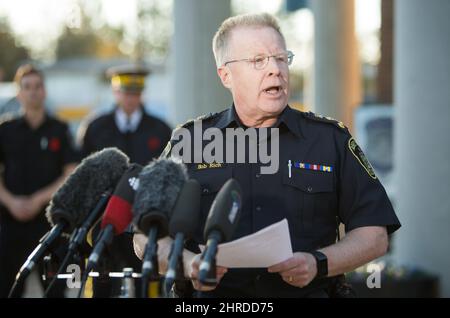 Abbotsford Police Chief Constable Bob Rich announces that an Abbostford ...