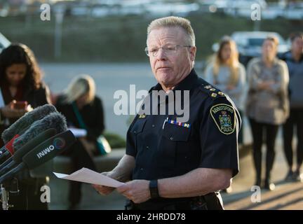 Abbotsford Police Chief Constable Bob Rich announces that an Abbostford ...