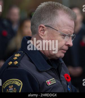 Abbotsford Police Chief Constable Bob Rich announces that an Abbostford ...