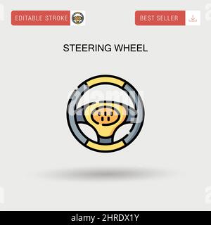 steering wheel icon image Stock Vector Image & Art - Alamy