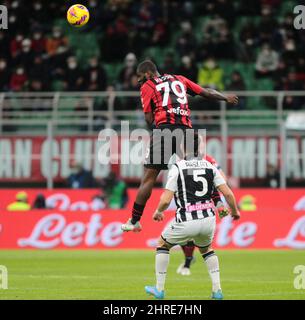 Franck Kessie of AC Milan during the Serie A match between SS Lazio and ...